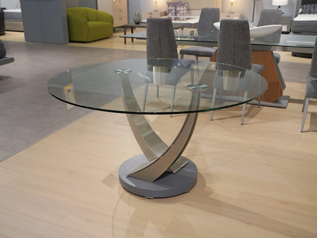 Tangent 54″ Round Table – Floor Sample – BOVA Furniture
