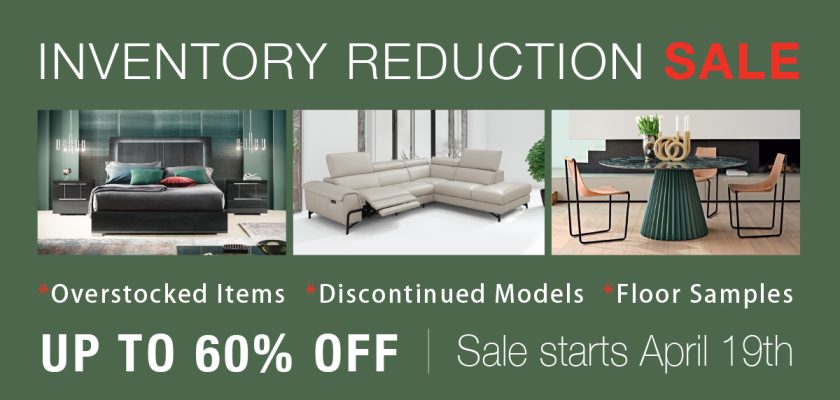 Inventory Reduction Sale – BOVA Furniture